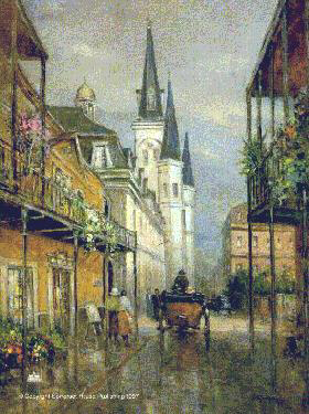 L. Gordon's Limited Edition Print "The French Quarter"